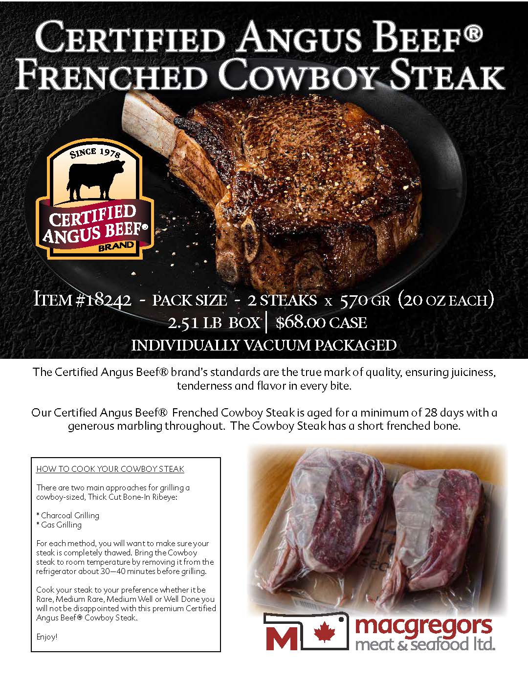 CAB COWBOY STEAK – Welcome to The Georgina Skating Club